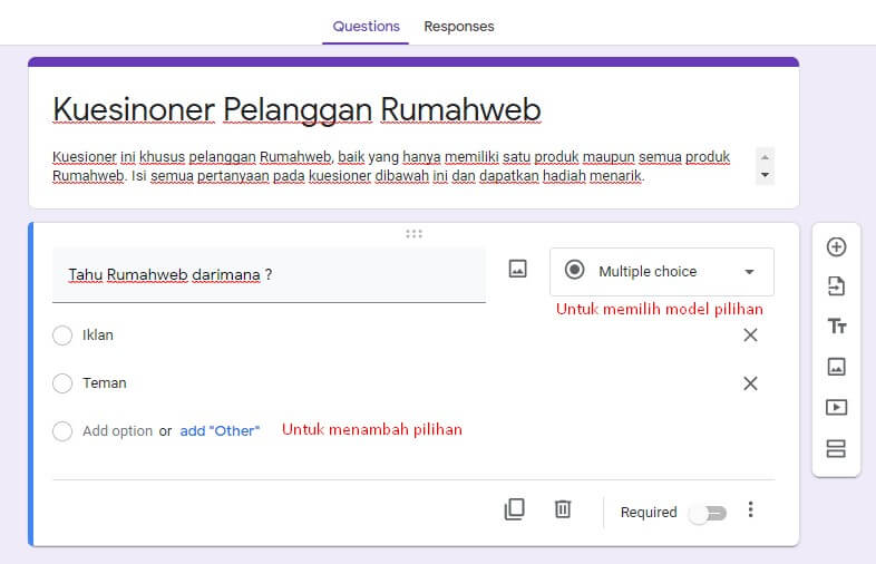 Cara Membuat Kuesioner Google Form dari Handphone dan Komputer - Blog ...